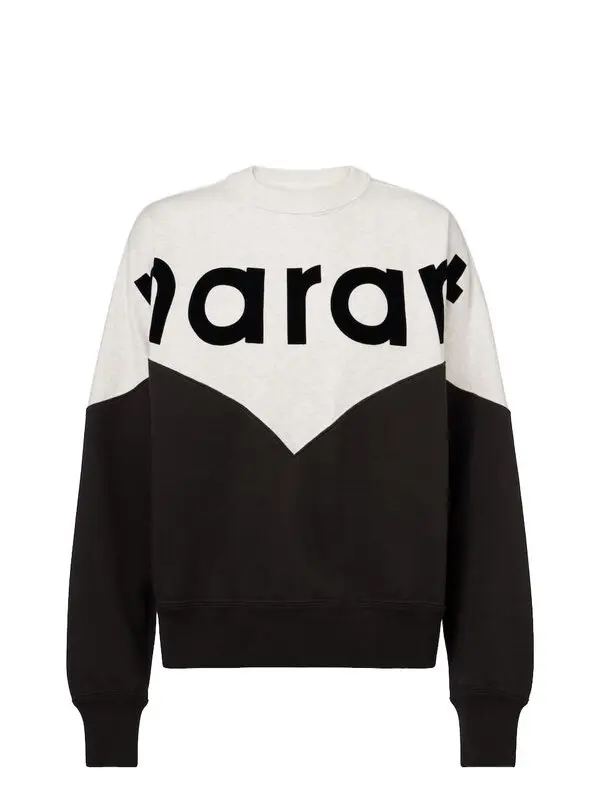 MARANT ETOILE Houston Cotton-blend Sweatshirt - Black