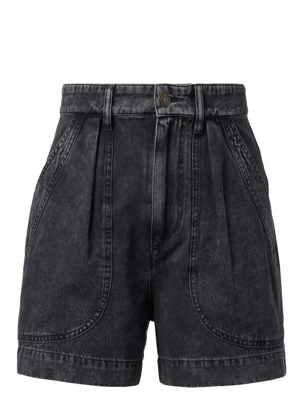 MARANT ETOILE Denim Shorts - Black