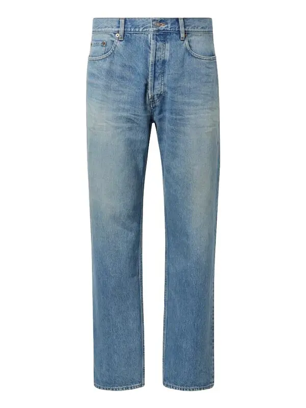 Saint Laurent Mick Straight Jeans - Blue