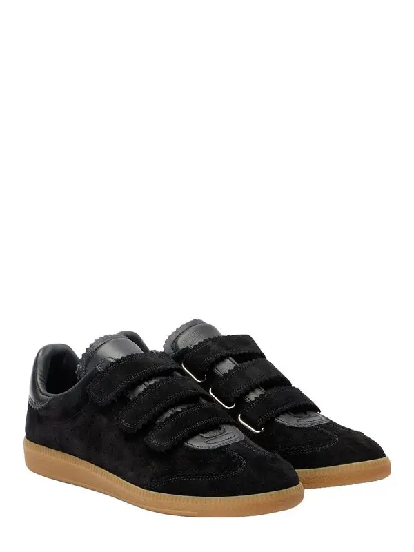 Isabel Marant Beth Suede Sneakers - Black