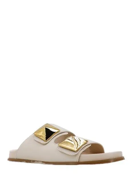 SHU SHOP Bernarda Studded Slide Sandal - Beige