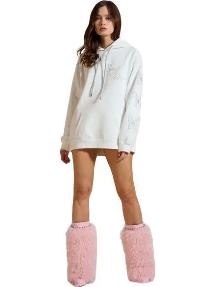 SPARKL Fairy Dream Sparkle Hoodie - White