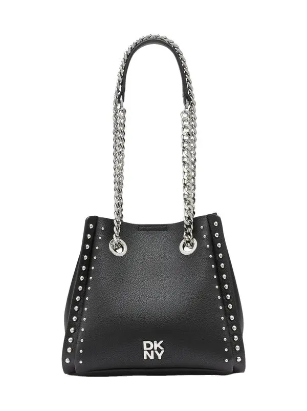 Dkny Josie Bucket Bag - Black/silver