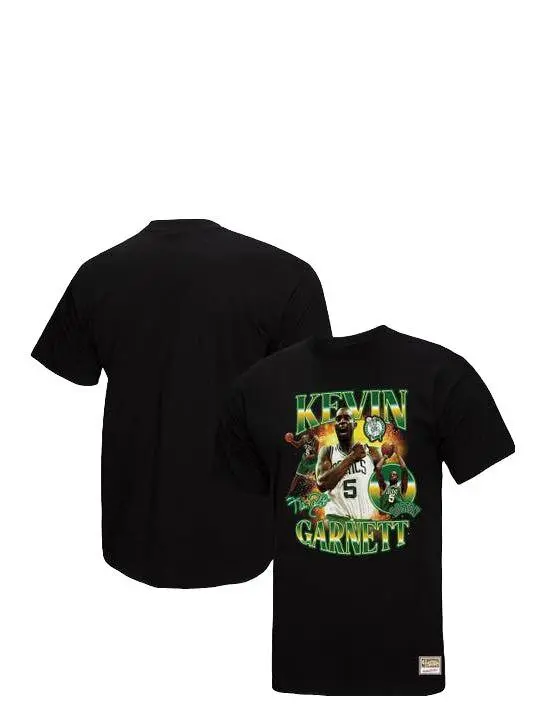 Mitchell & Ness Kevin Garnett Boston Celtics Collage T-shirt - Black