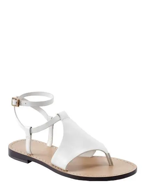 Marc Fisher Lille Ankle Strap Sandal - White