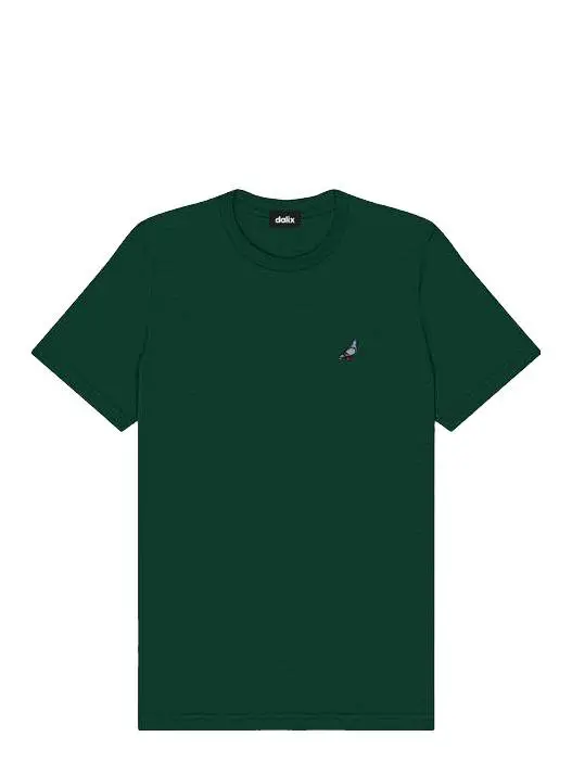 DALIX Pigeon Jersey Tee - Forest Green
