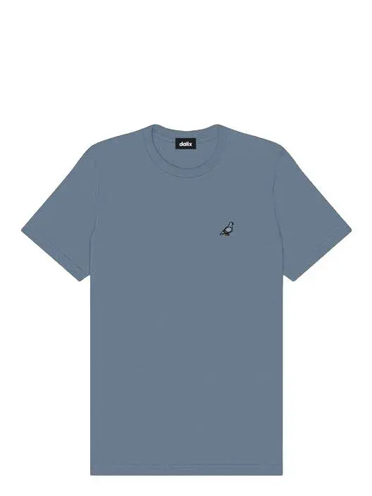 DALIX Pigeon Jersey Tee - Slate Gray