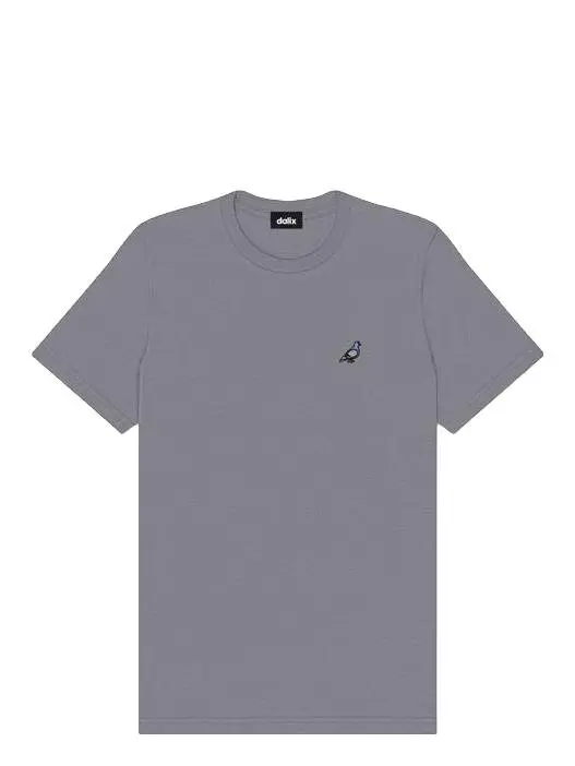 DALIX Pigeon Jersey Tee - Storm Gray
