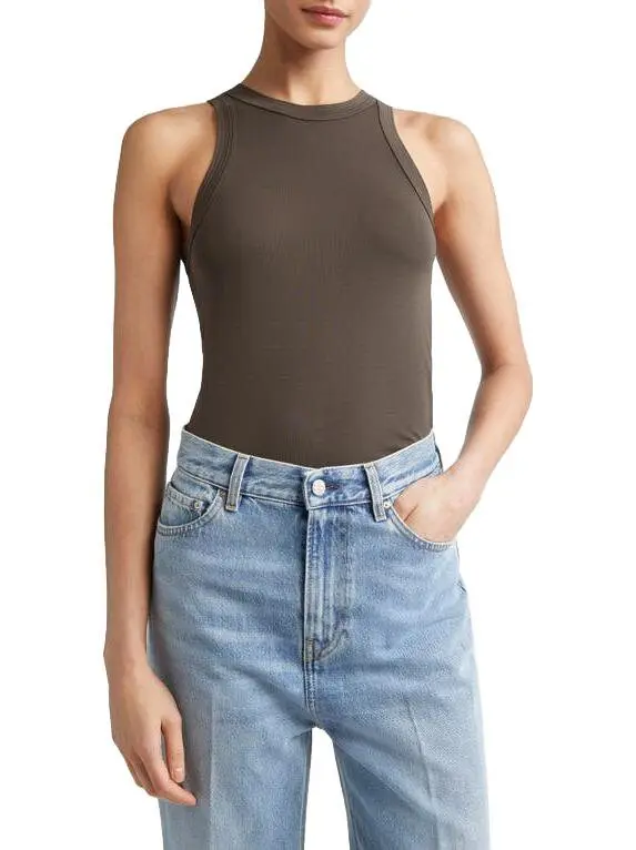 TOTEME Fluid Jersey Tank Top - Pepper
