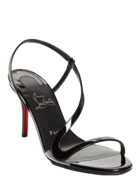 CHRISTIAN LOUBOUTIN Rosa Z Slingback Sandal - Black/black