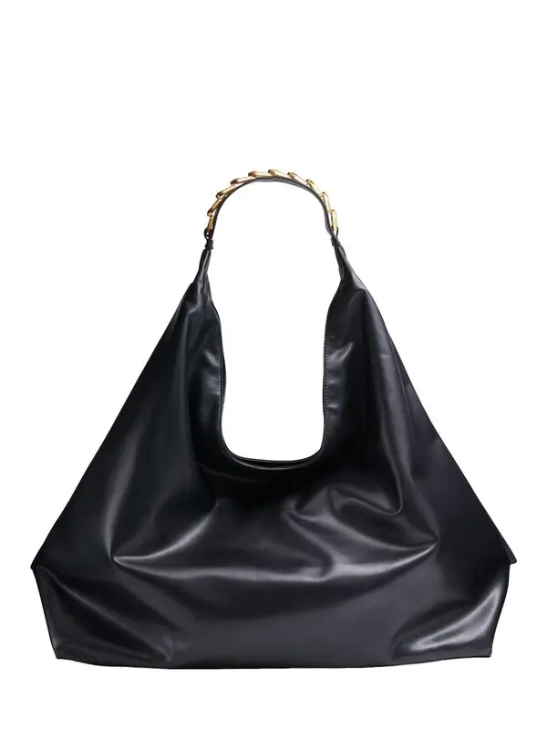 Donna Karan New York Large Hobo With Gold-tone Hardware - Blk/gold
