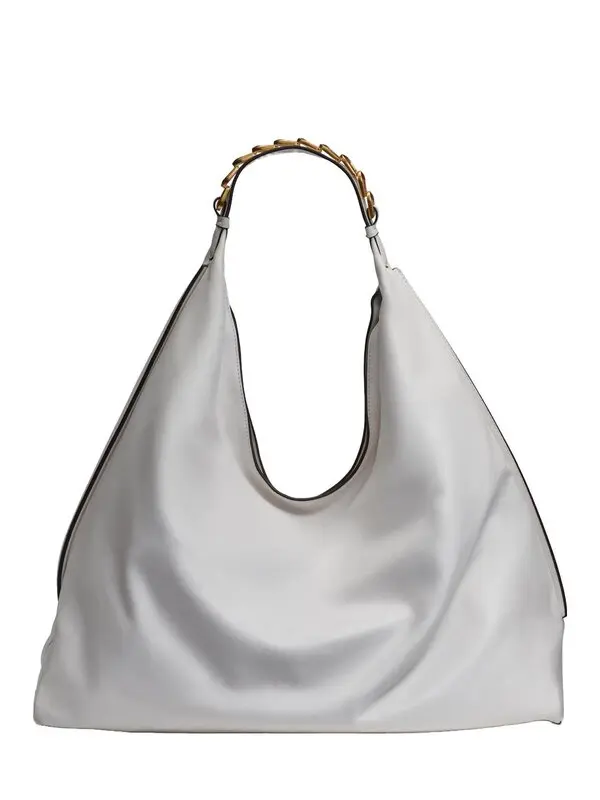 Donna Karan New York Large Hobo With Gold-tone Hardware - Brillant White