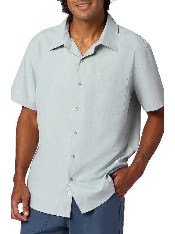 MARMOT Airexchange Upf Short Sleeve Button-up Shirt - Boulder Crack
