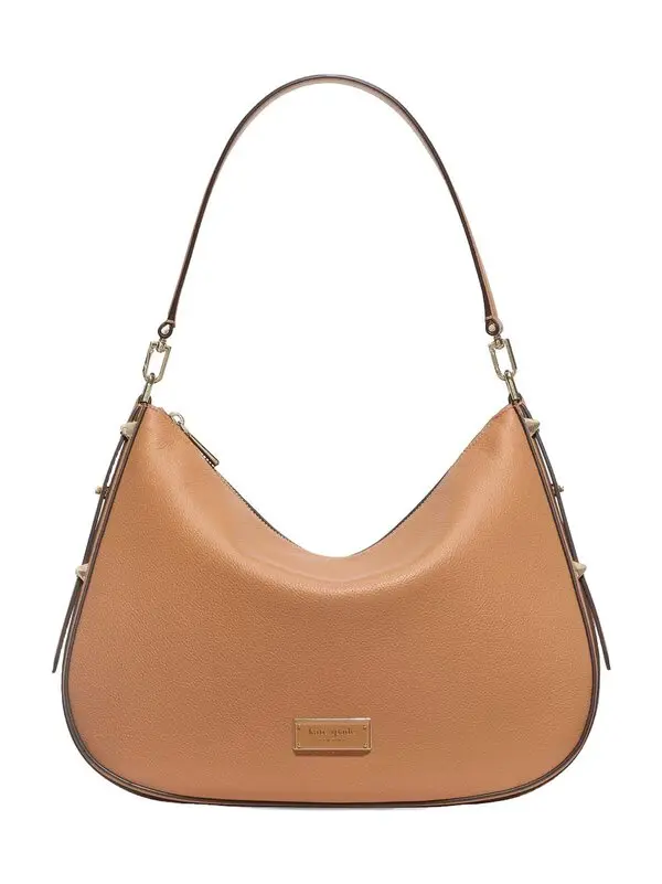 Kate Spade New York Large Pebble Leather Hobo Bag - Biscotti