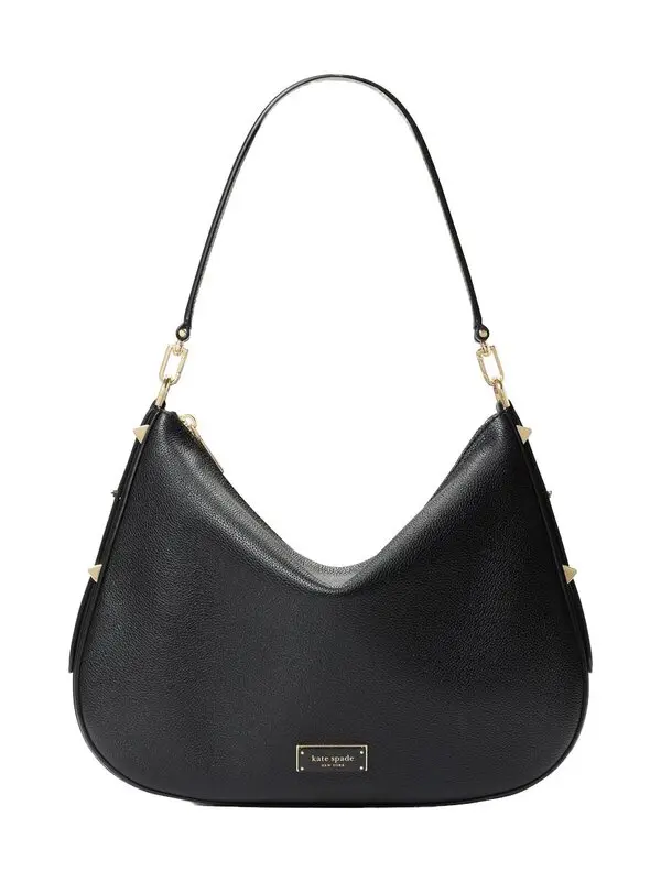 Kate Spade New York Large Pebble Leather Hobo Bag - Black
