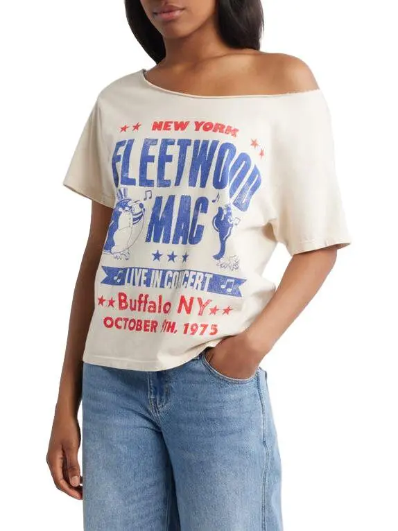 Daydreamer Cotton Graphic T-shirt - Dirty White