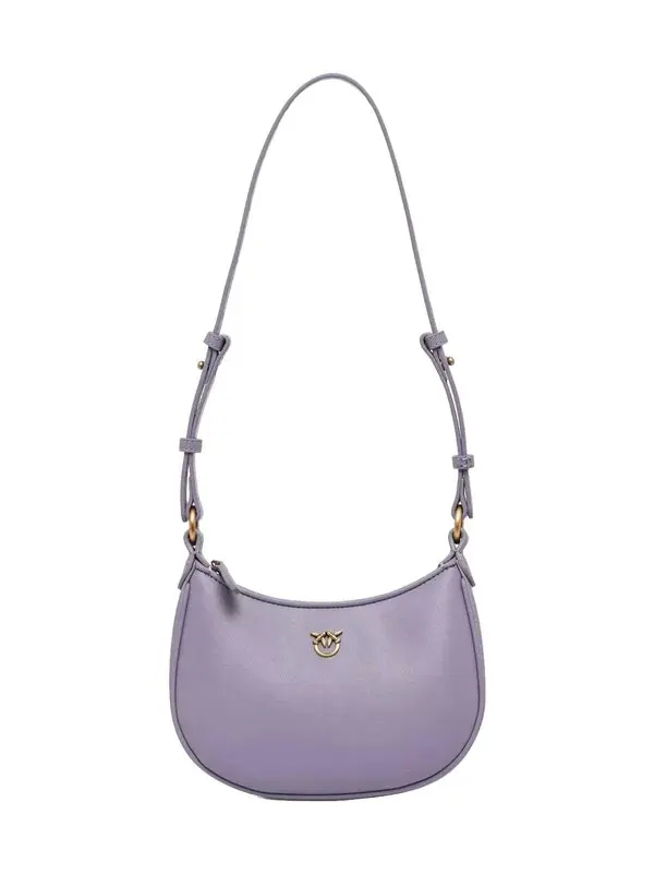 Pinko Leather Shoulder Bag - Purple
