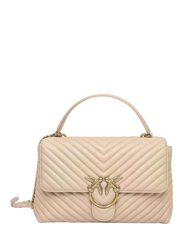 Pinko Love Lady Tote Bag - Neutrals