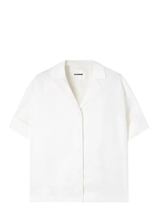 JIL SANDER Cotton-poplin Shirt - Neutrals