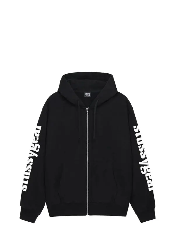 StÜssy Gear Zip Hoodie - Black