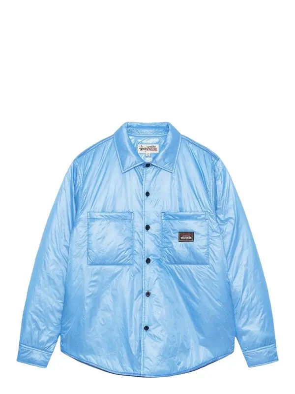 StÜssy Fatigue Overshirt Nylon Jacket - Blue