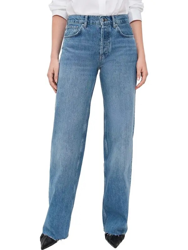 ANINE BING Hugh Jeans - Panama Blue