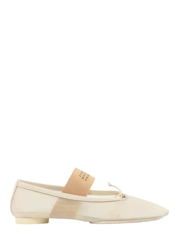 MAISON MARGIELA Mesh Ballerina Shoes - Neutrals