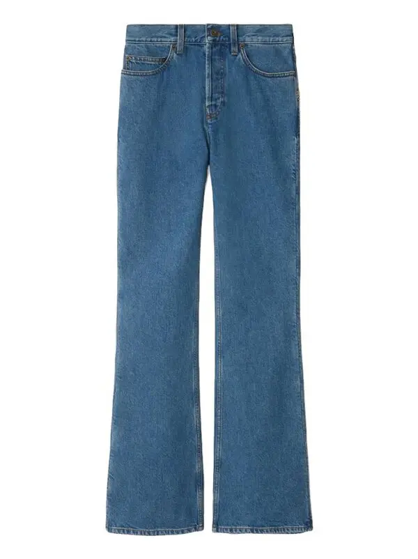 Burberry High-rise Bootcut Jeans - Mid Blue