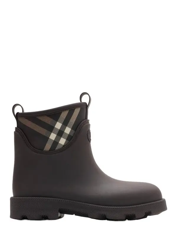 Burberry Rubber Marsh Stamp Low Boots - Brown/mahogany Brown