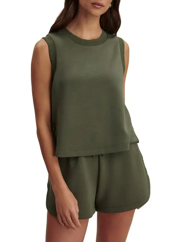 Varley Shea Crop Tank - Thyme