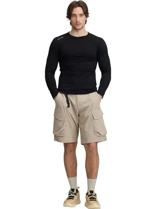 COZY ZERO 100% Merino Classic Long Sleeve Crewneck - Black