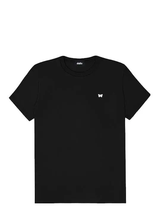DALIX Lightweight Butterfly Jersey Tee - Black