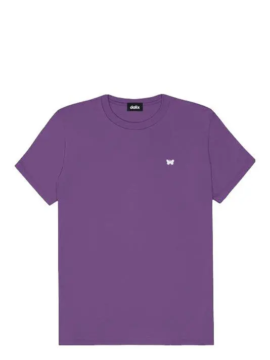 DALIX Lightweight Butterfly Jersey Tee - Purple