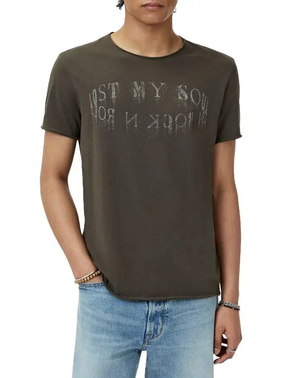 John Varvatos Lost My Sould Graphic T-shirt - Mushroom