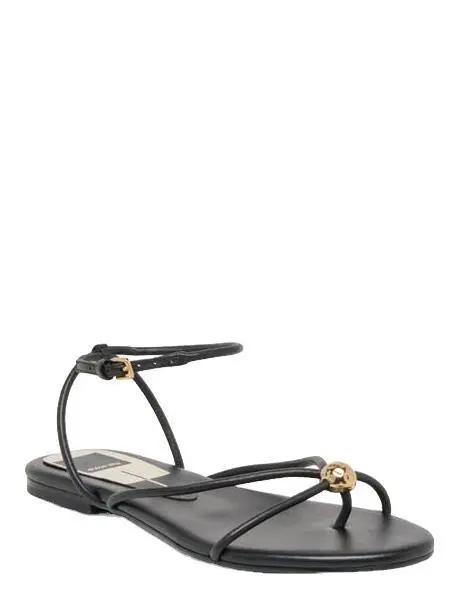 Dolce Vita Kenley Ankle Strap Sandal - Black Leather
