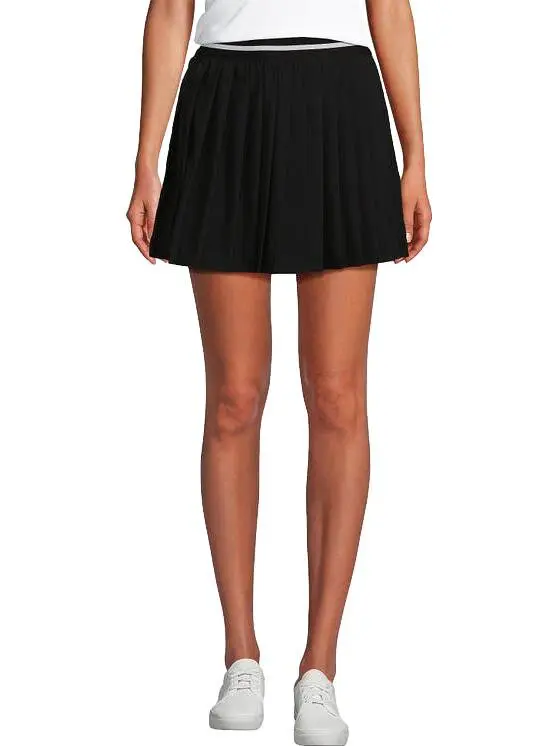 LANDS' END Pleated Skort - Black