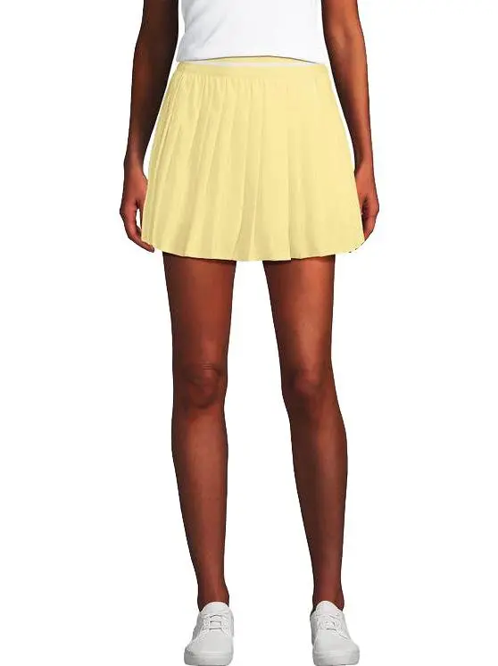 LANDS' END Pleated Skort - Pale Yellow