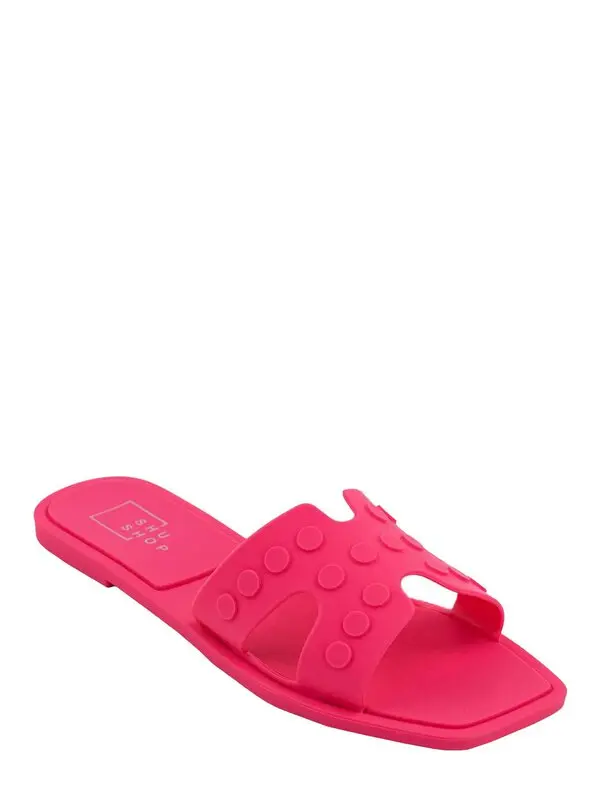 SHU SHOP Waterproof Slide Sandal - Hot Pink
