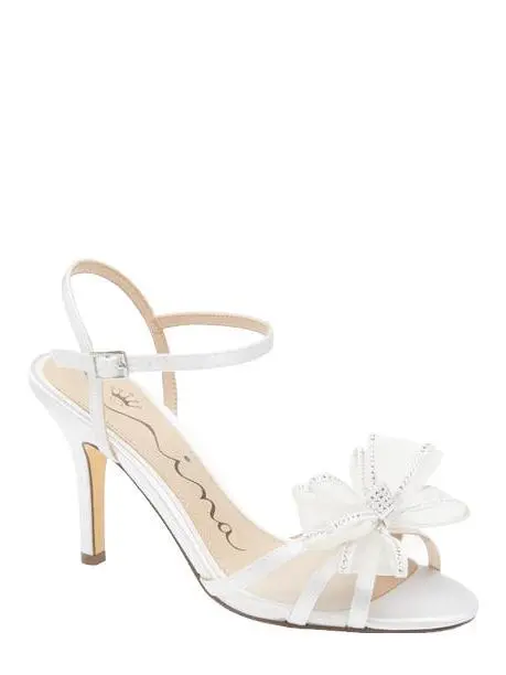 Nina Vayda Ankle Strap Sandal - White
