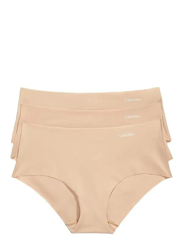 Calvin Klein Invisibles 3-pack Hipster - Light Caramel