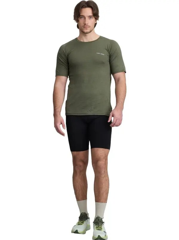 COZY ZERO 100% Merino Reglan Tee - Olive