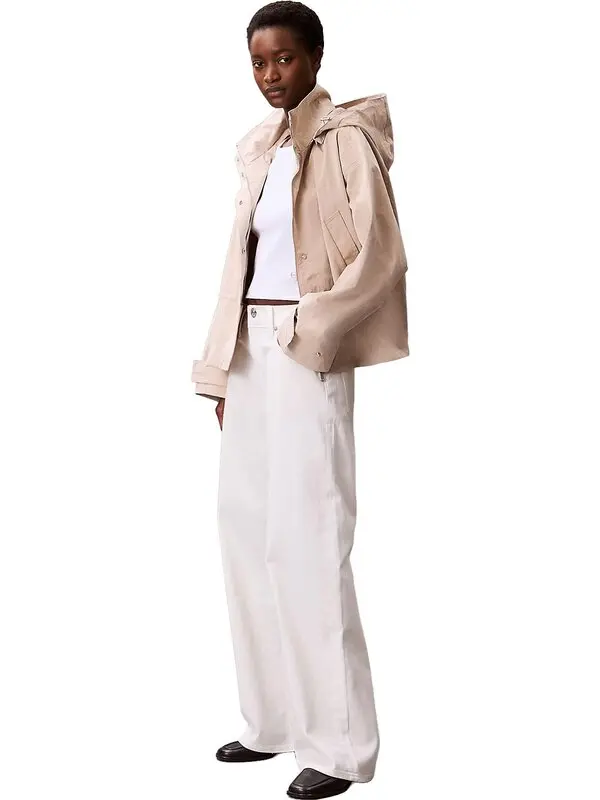 Calvin Klein Relaxed Waisted Jacket - Humus