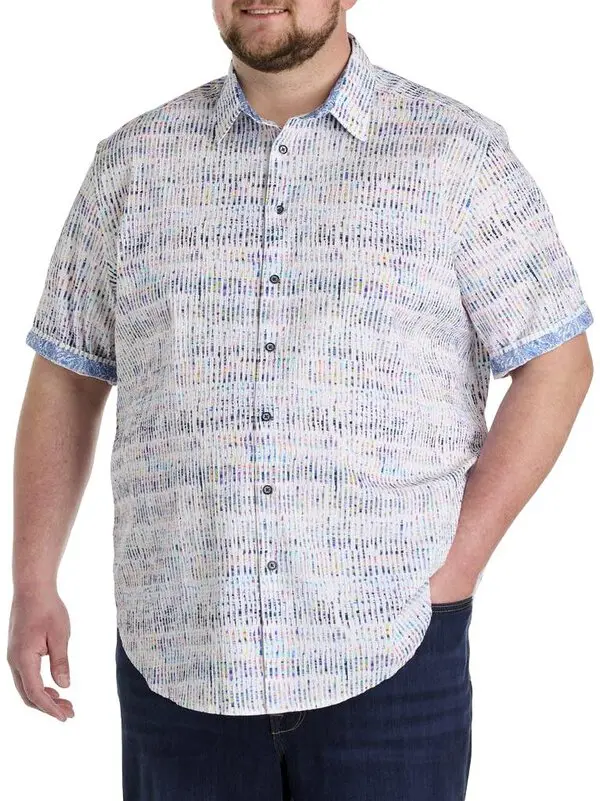 ROBERT GRAHAM DXL Big & Tall Ponza Sport Shirt - Multi