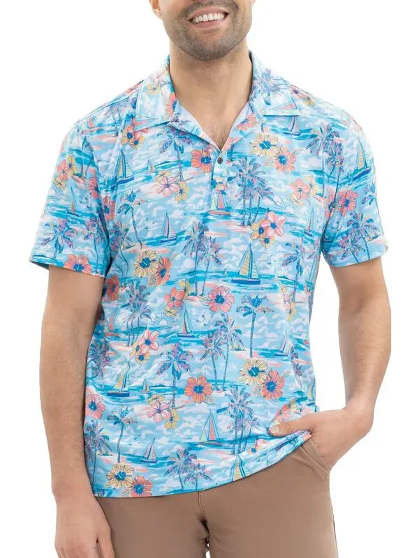 Kenny Flowers The Ocean Coursegolf Shirt - Blue