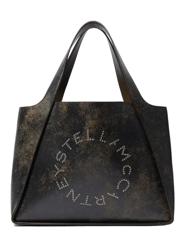 Stella McCartney Logo Tote Bag - Mud