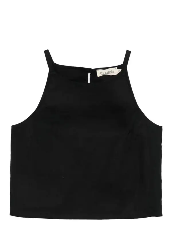MOUTAKI Keyhole-detail Top - Black