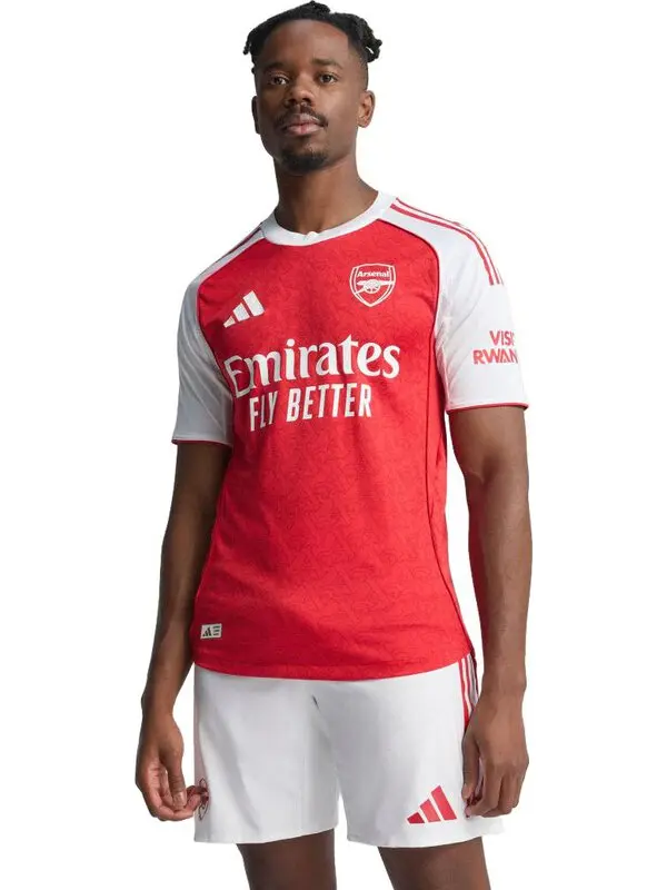 Adidas Arsenal 25/26 Home Authentic Jersey - Better Scarlet / White