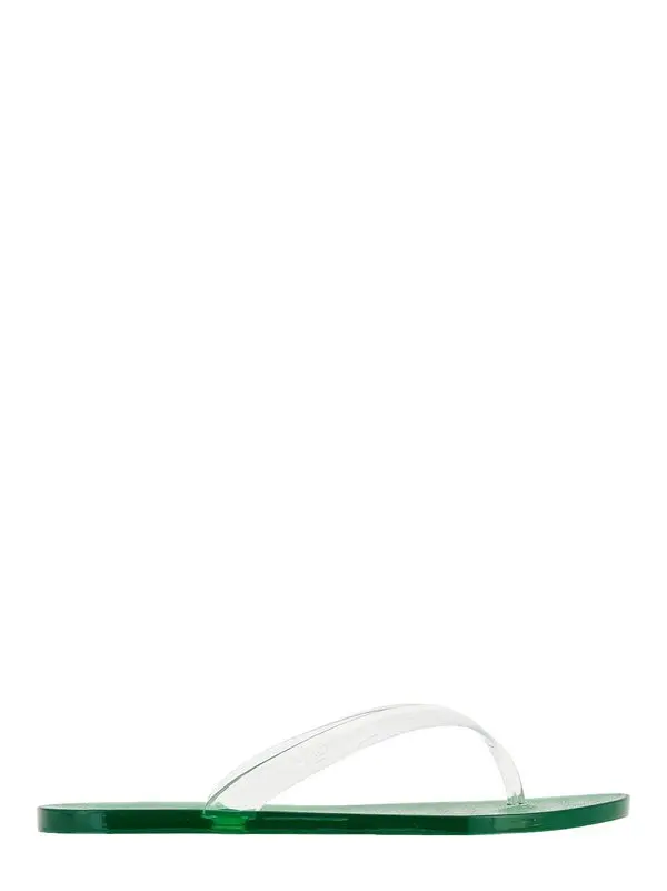 ANCIENT GREEK SANDALS Jelly Flip Flop - Clear/green