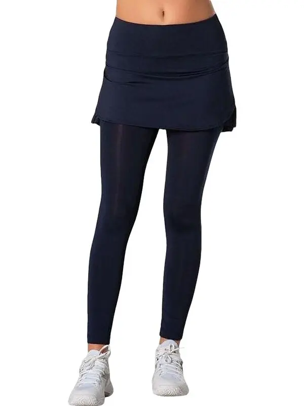 Lucky In Love Skirt And Leggings Combo - Navy