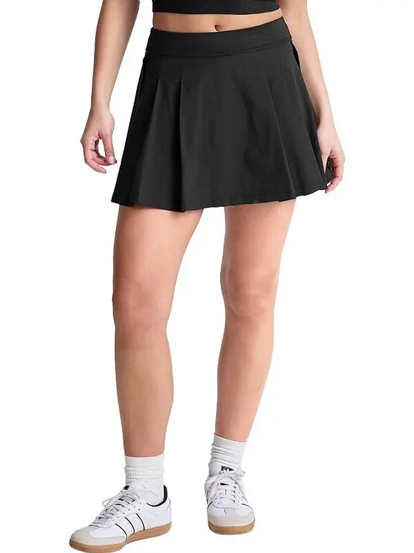 Beyond Yoga Team Pleated Skirt - True Black
